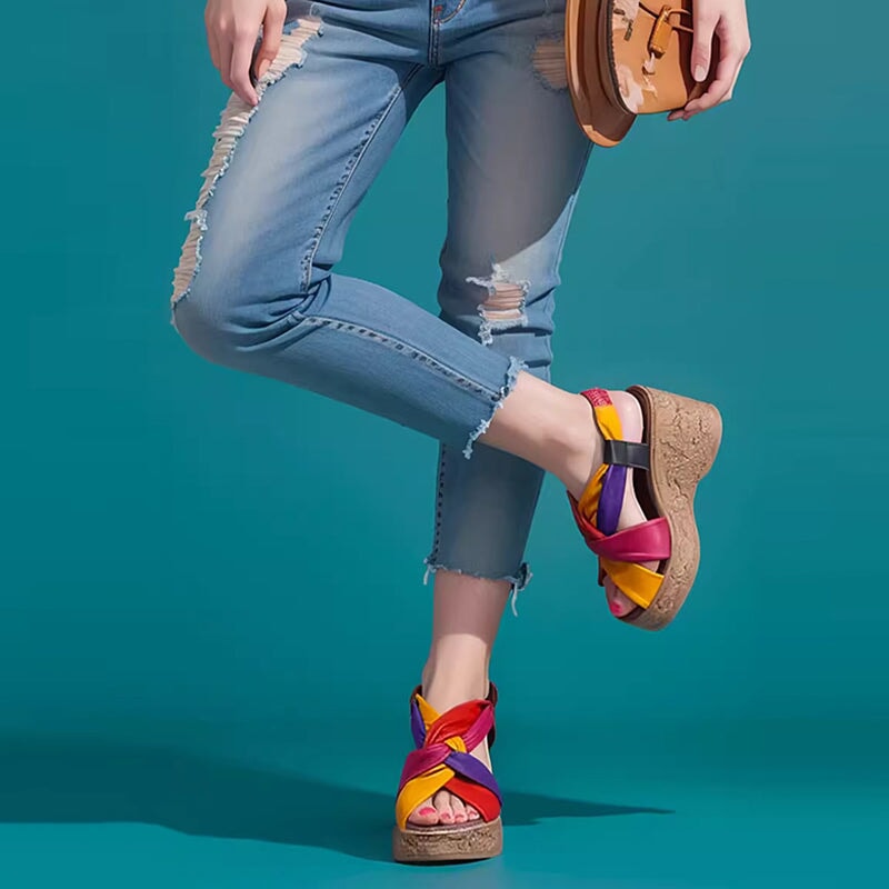 Custom Color Handmade High Heel Gladiator Sandals Slingback Peep Toe 9 ...